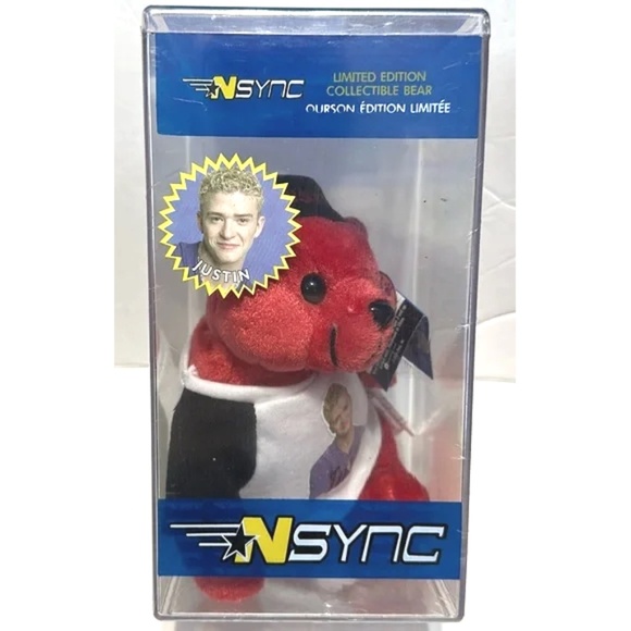 Toys | Nsync Justin Timberlake Limited Edition Bear | Poshmark